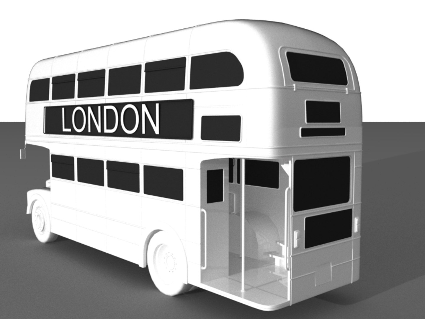 London Buss Model - TurboSquid 1583215