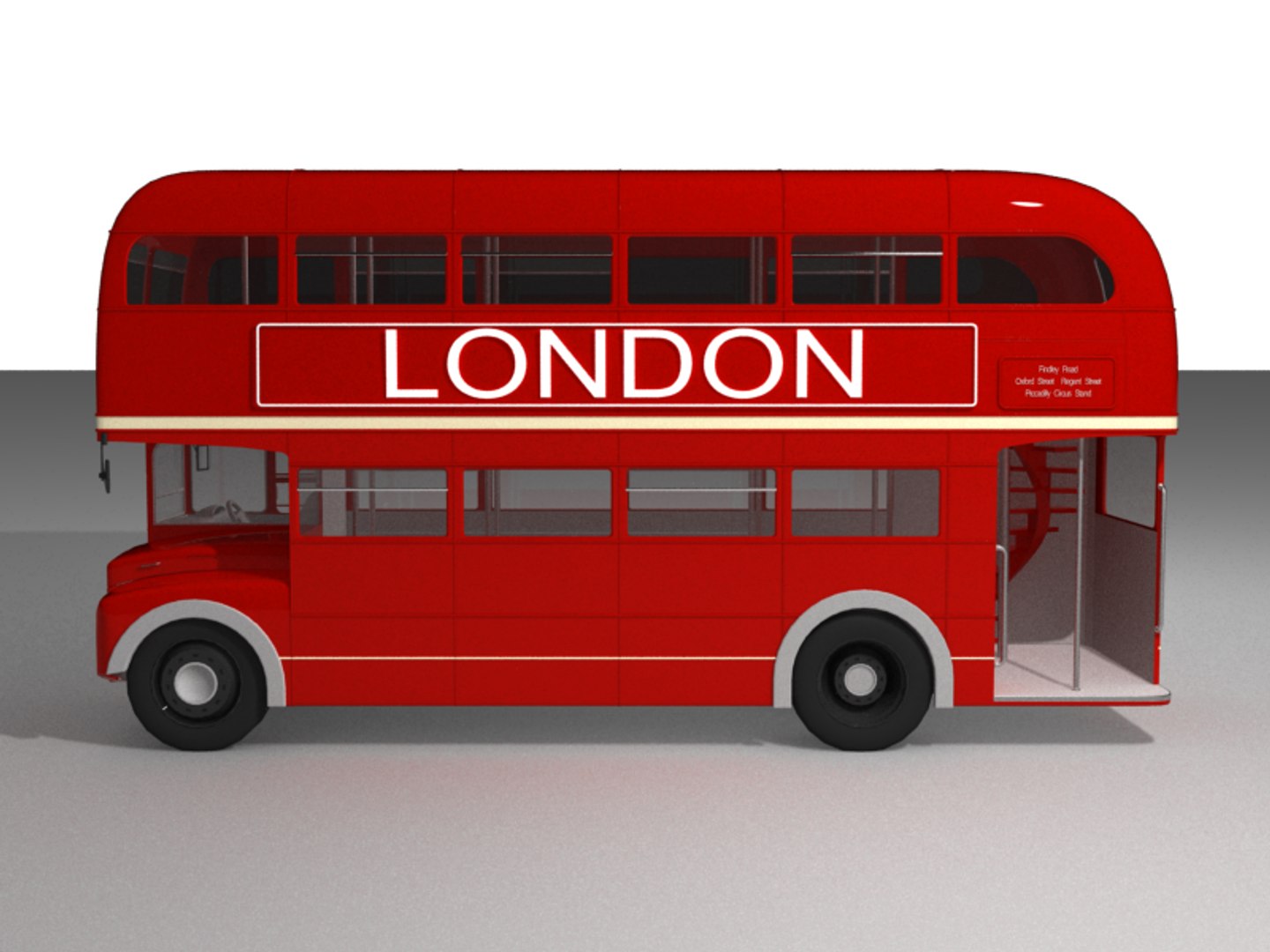 London Buss Model - TurboSquid 1583215