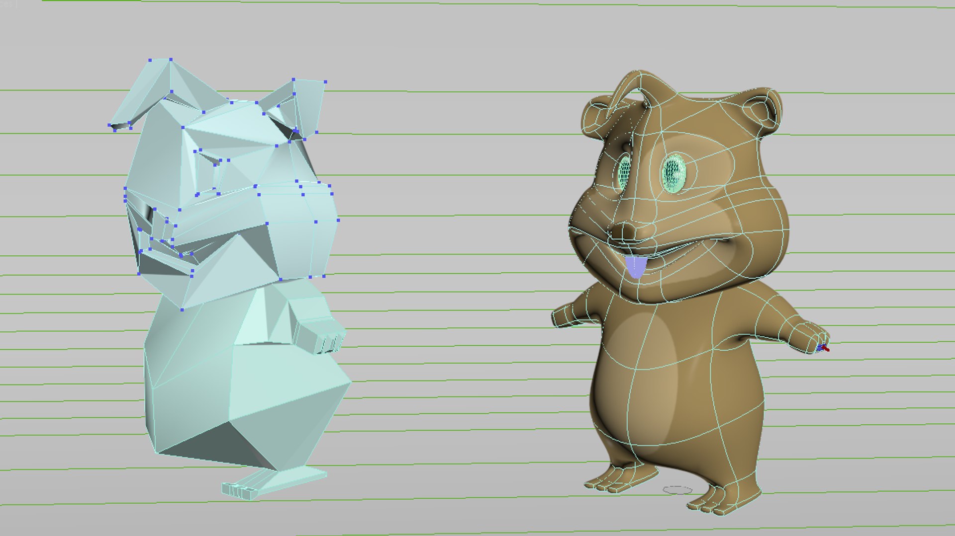 3d Cartoon Animation Model