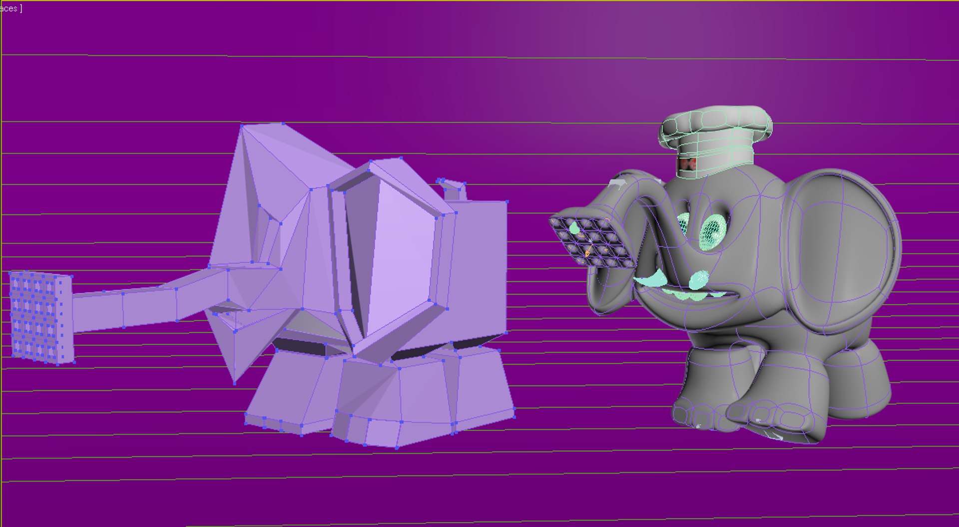 3d Cartoon Animation Model