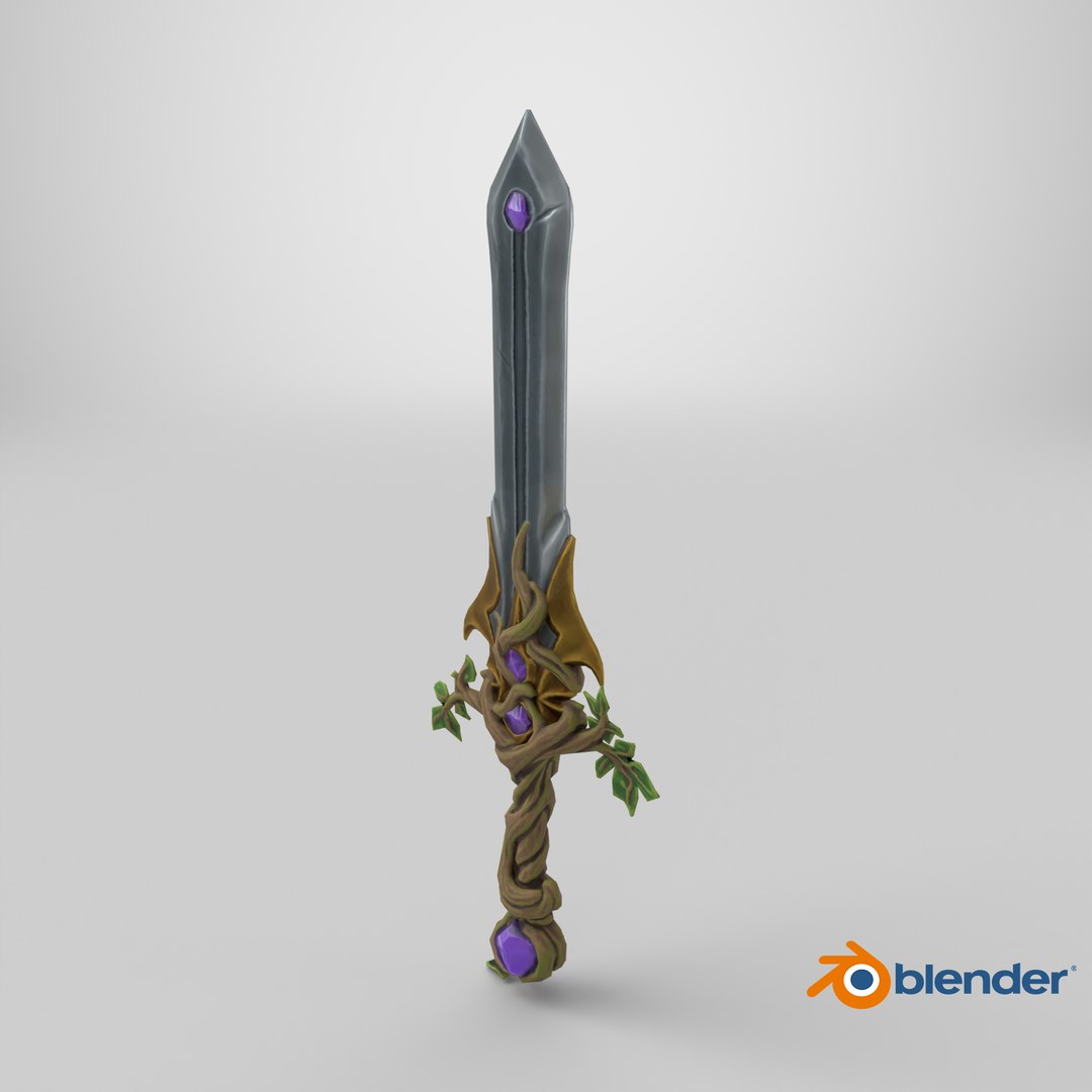 Stylized Fantasy RPG Weapon Sword Gladius Xiphos Xiphe Shortsword Seax ...