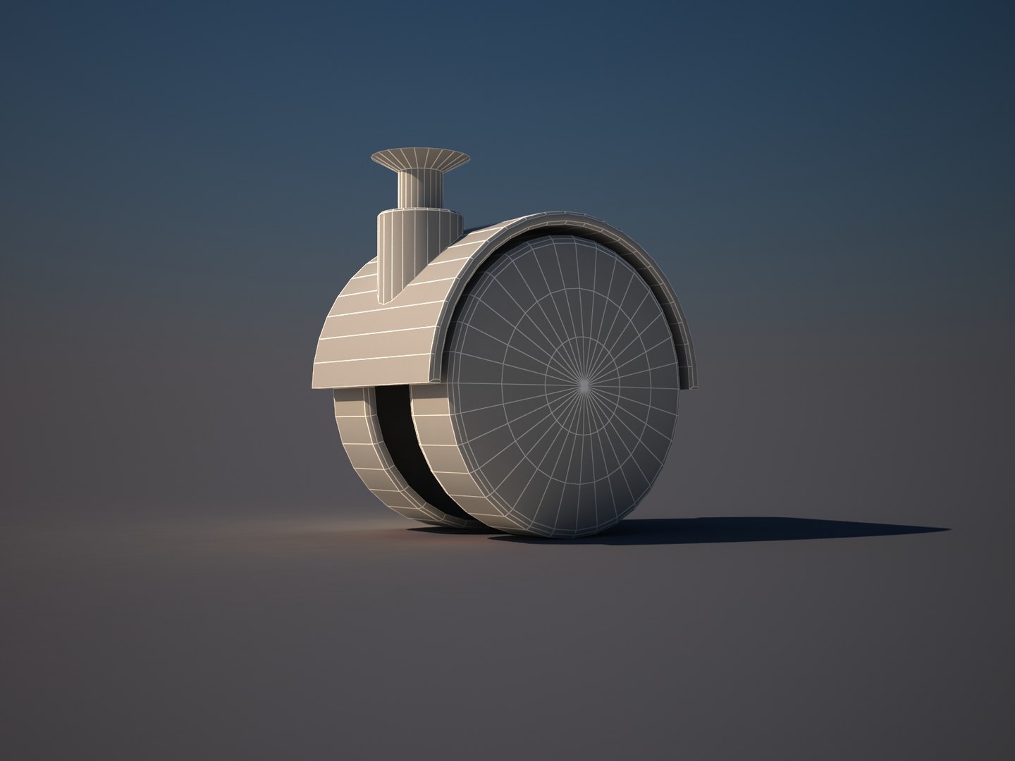 Roller Wheel 3d Model