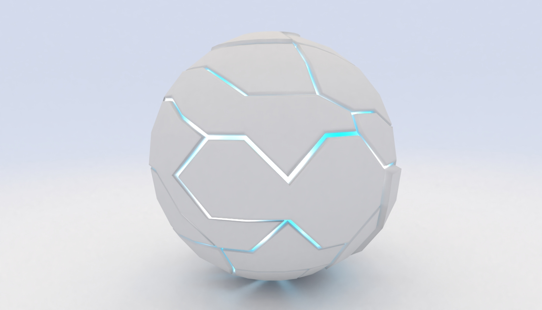 Techno Sphere 3d Model