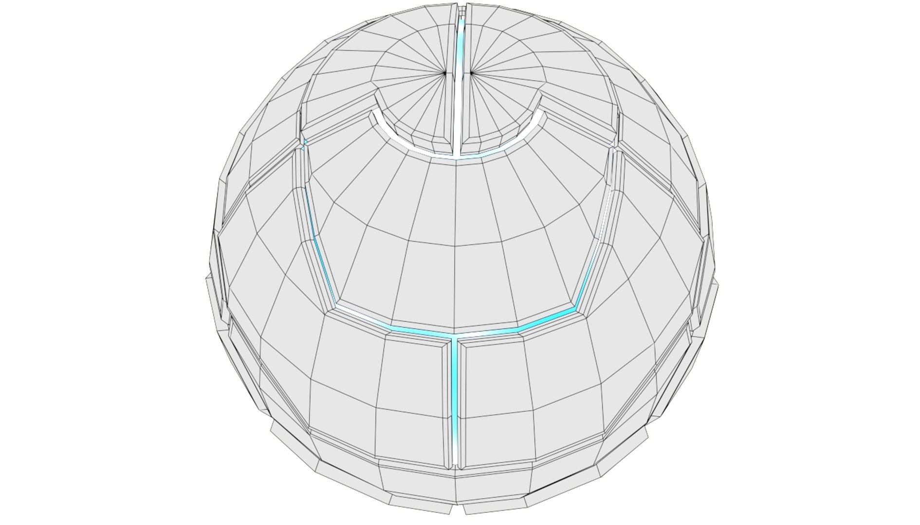 Techno Sphere 3d Model