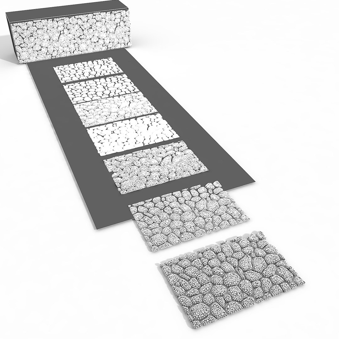 3d Stone Block Pavement