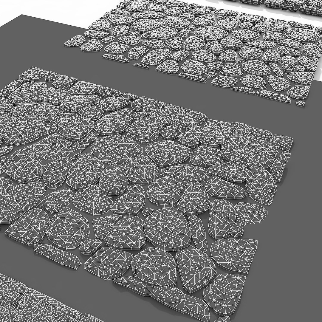 3d Stone Block Pavement