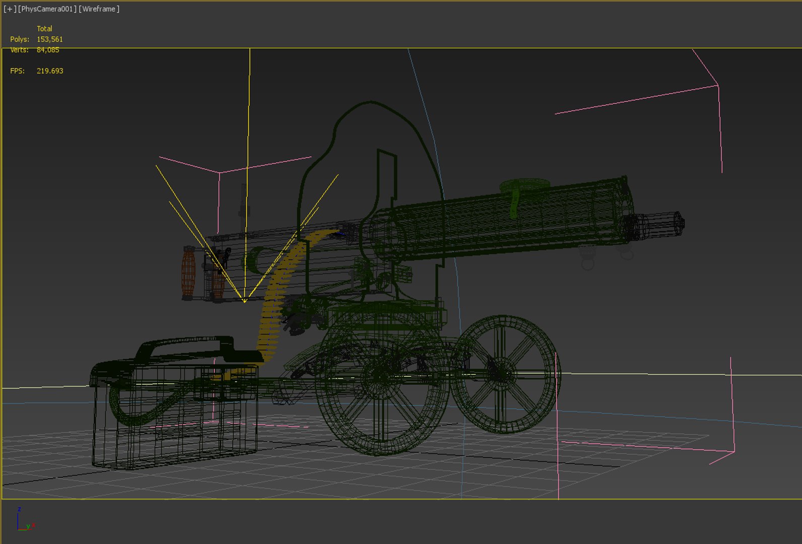 3D Model Maxim Gun - TurboSquid 1563820