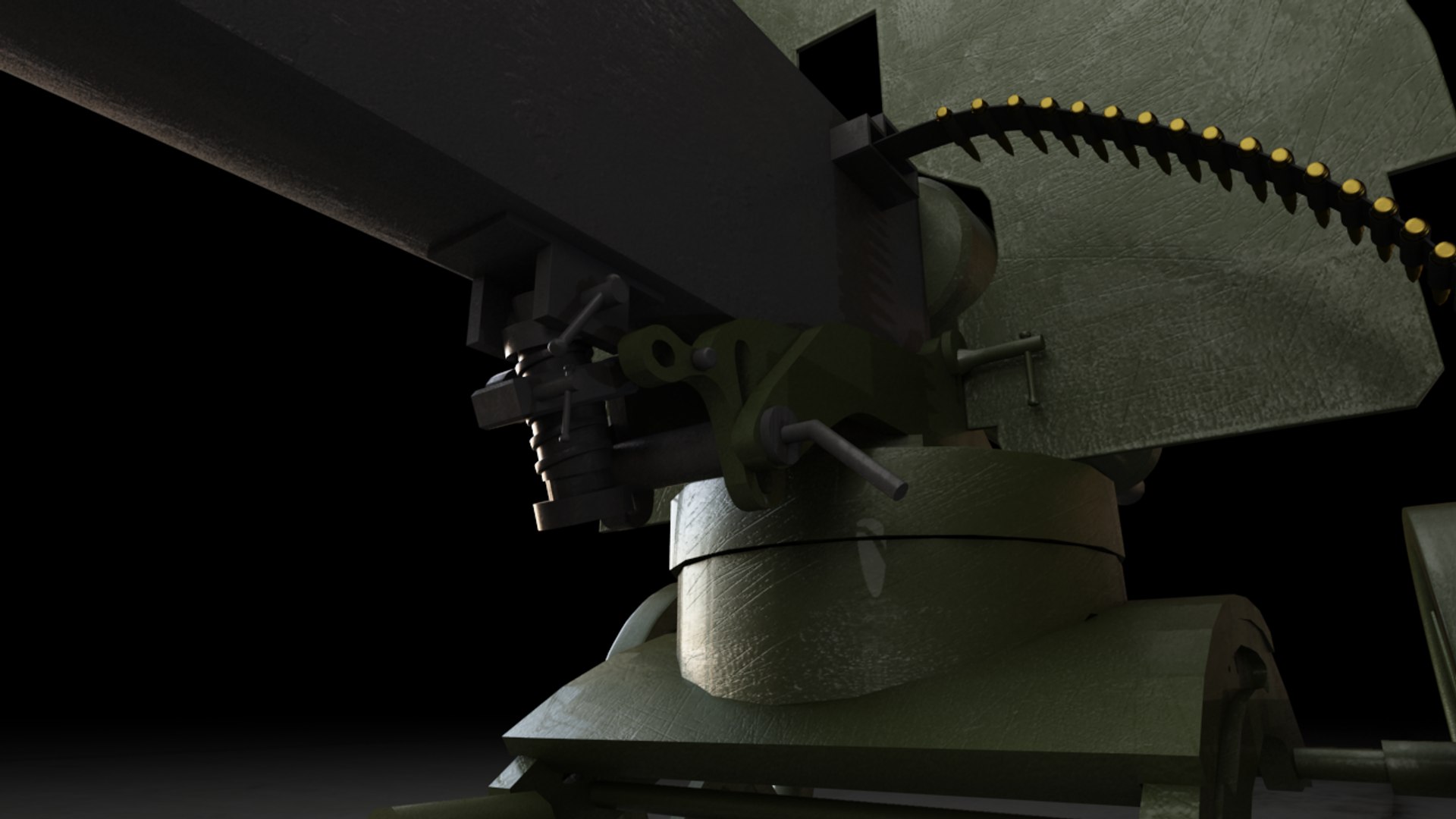 3D Model Maxim Gun - TurboSquid 1563820