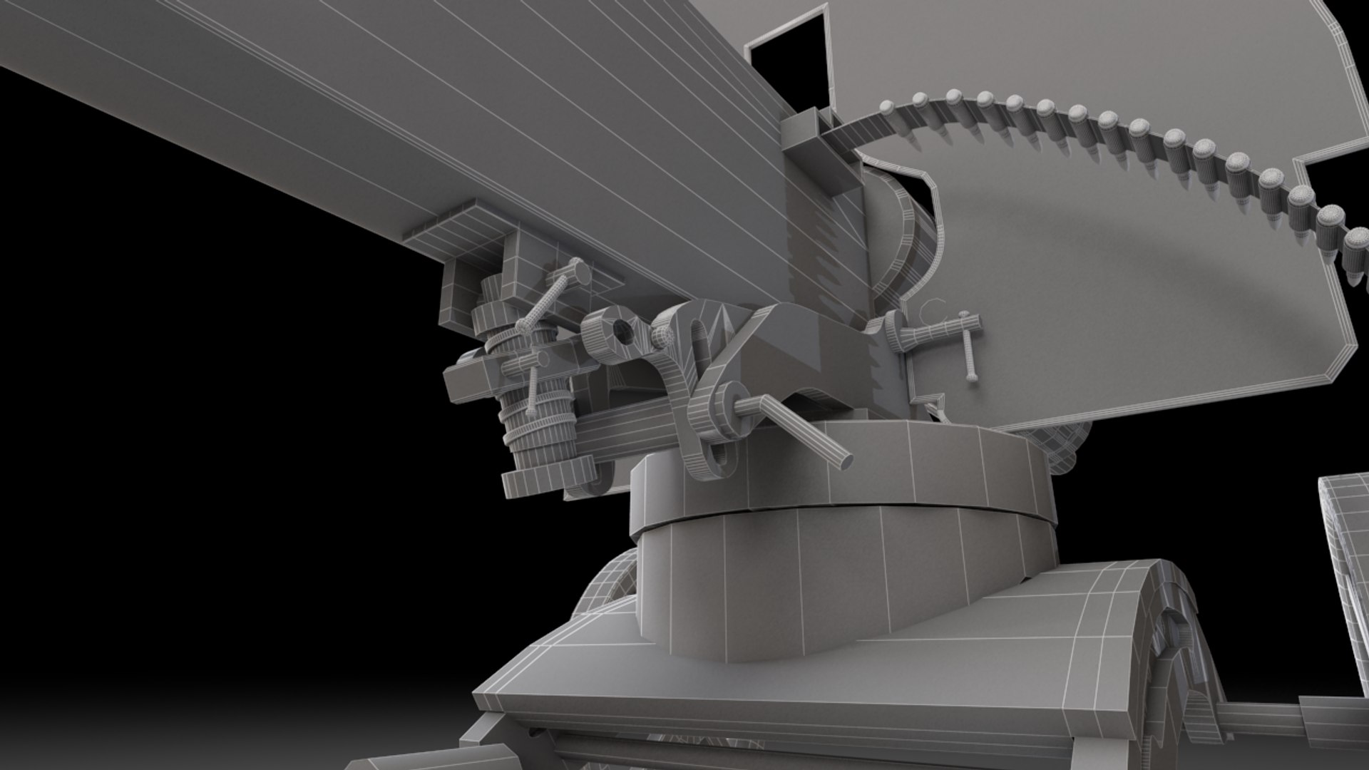 3D Model Maxim Gun - TurboSquid 1563820