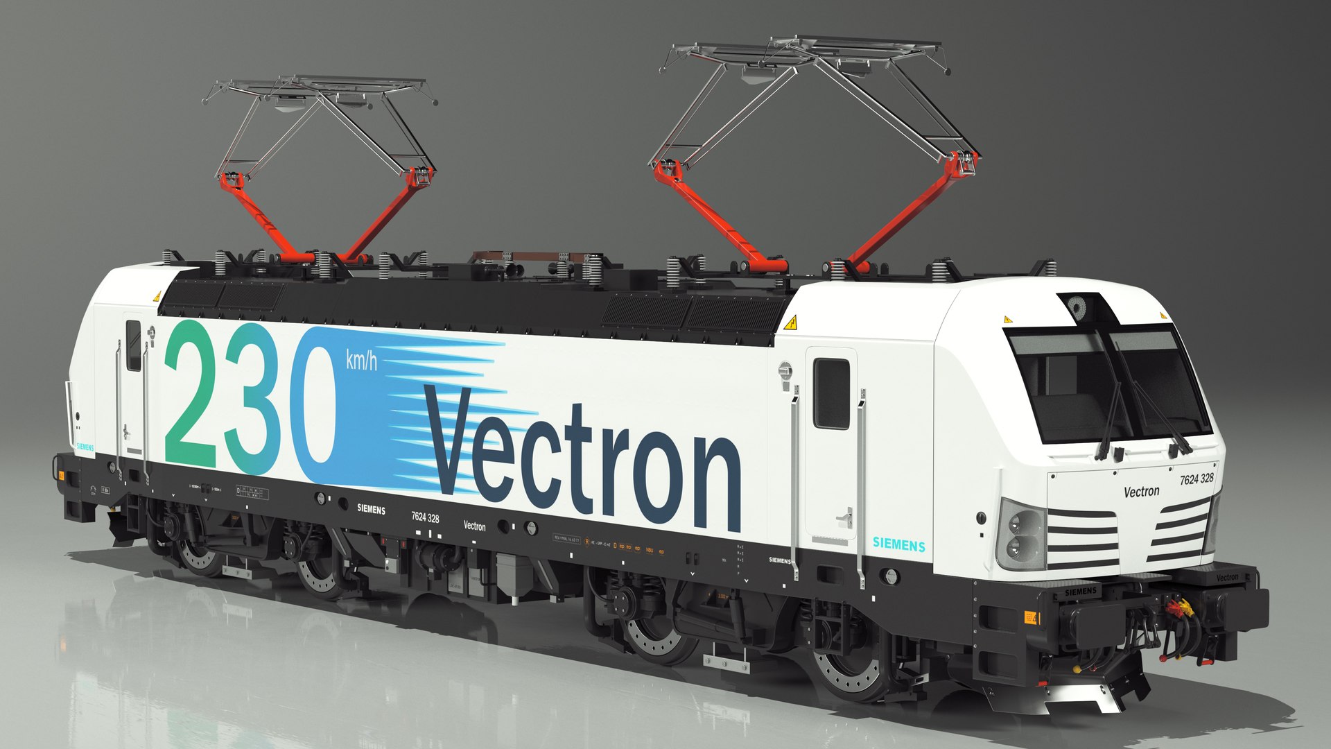Siemens Vectron Locomotive White Rigged for Maya 3D model - TurboSquid ...
