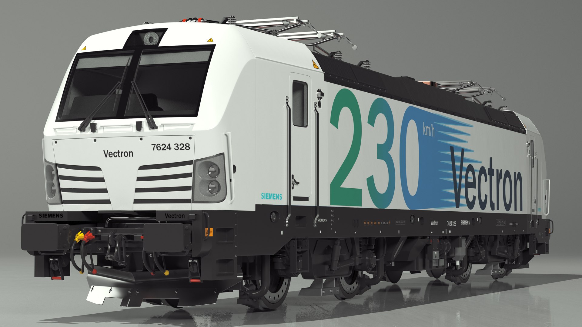 Siemens Vectron Locomotive White Rigged for Maya 3D model - TurboSquid ...
