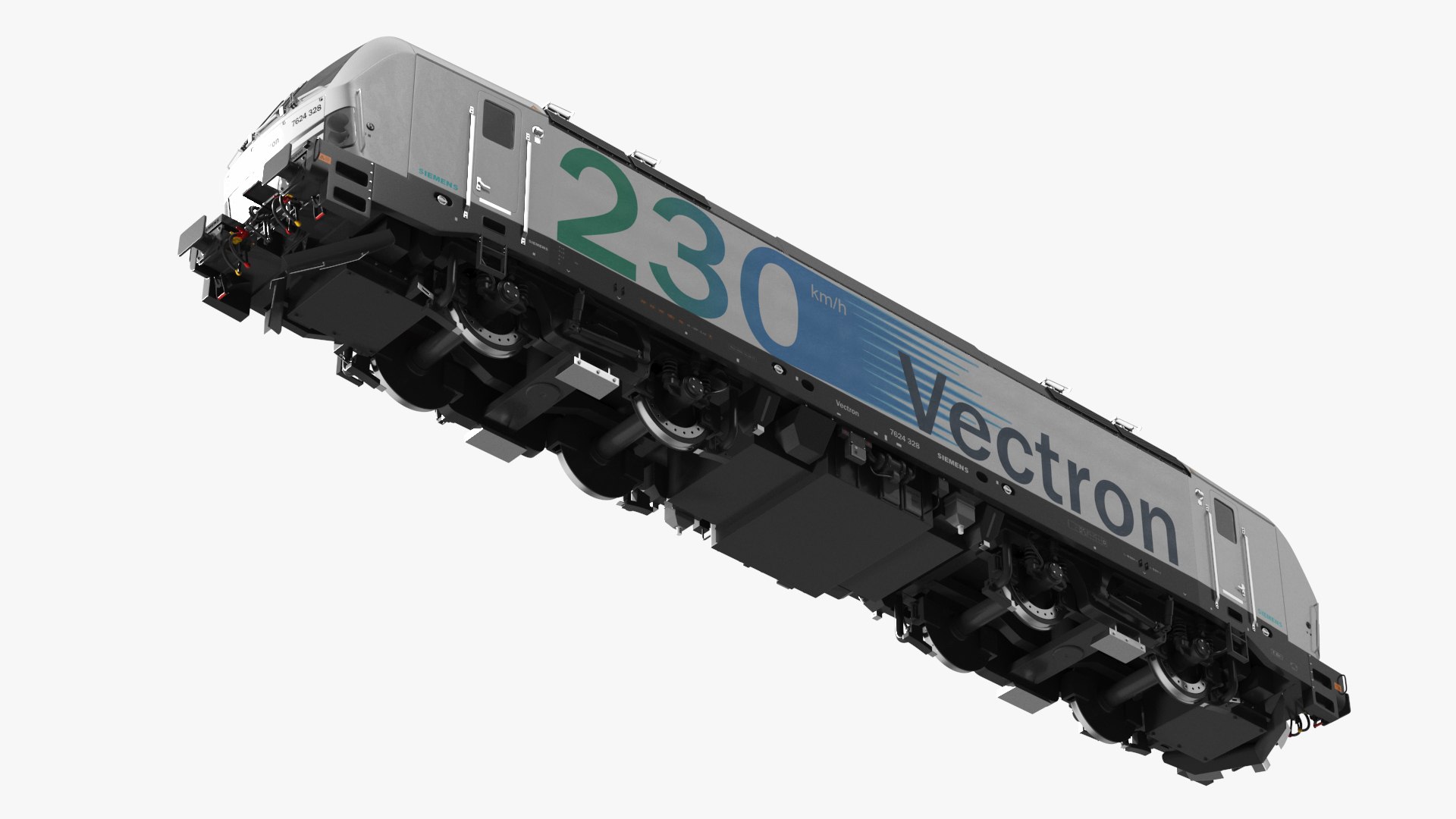 Siemens Vectron Locomotive White Rigged for Maya 3D model - TurboSquid ...