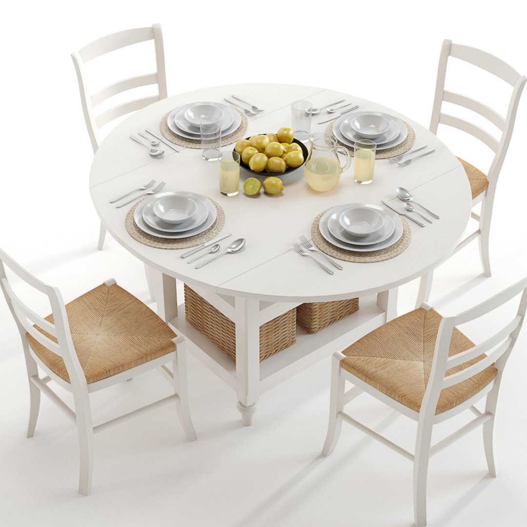 Pottery Barn Shayne Table 3d Max