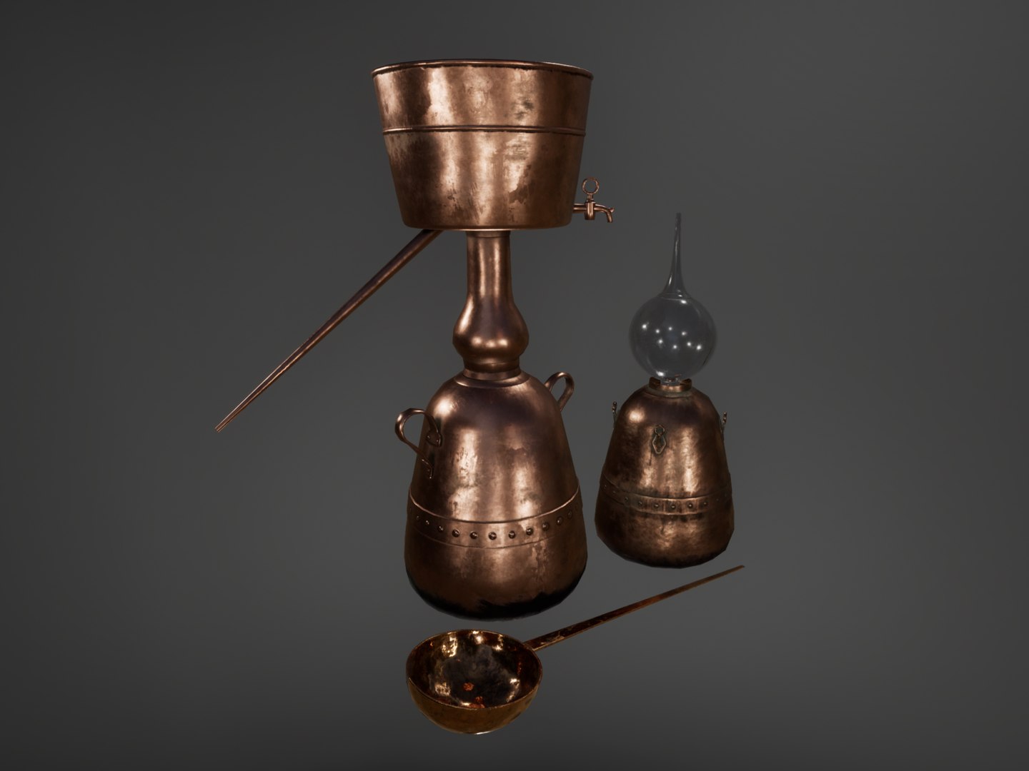 3D Alchemical Equipment - TurboSquid 1559399