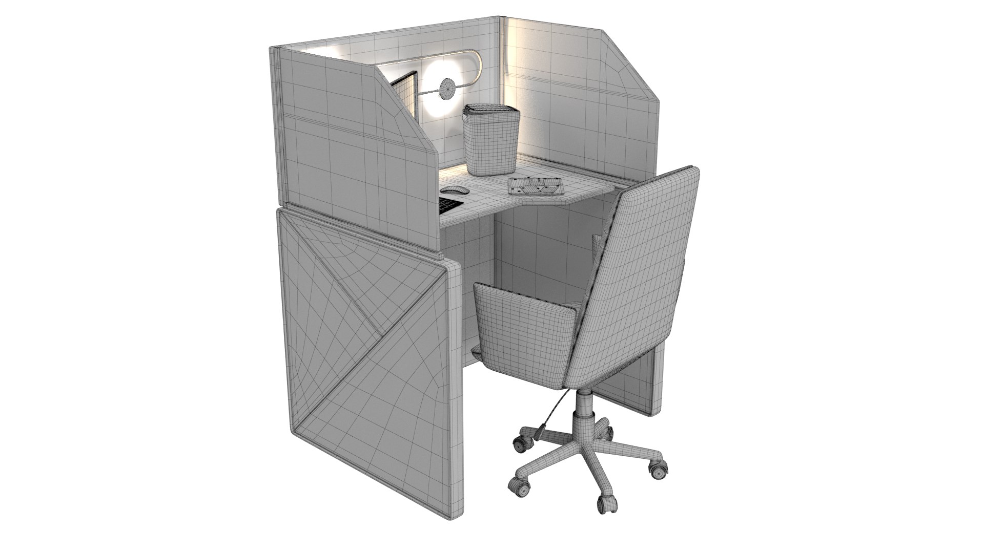 3D Model Center Workplace 4 - TurboSquid 1713023