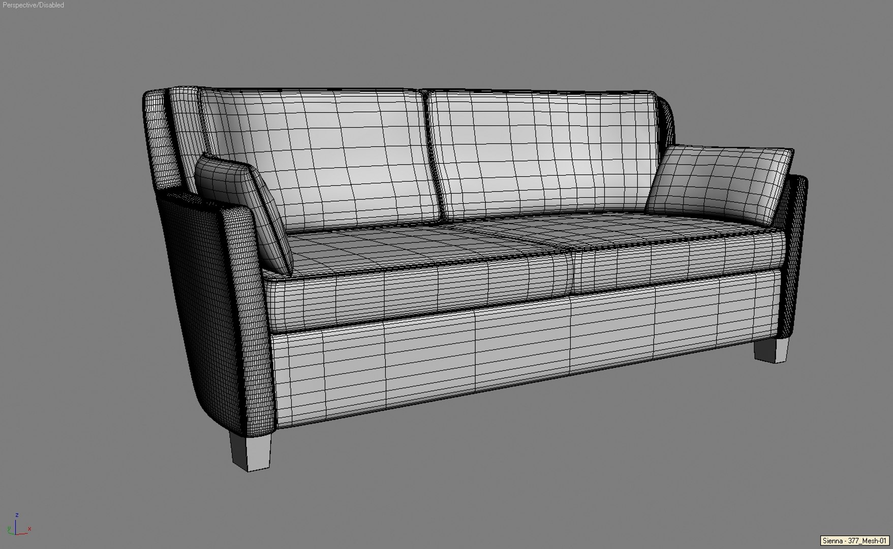 sienna - 377 3d model