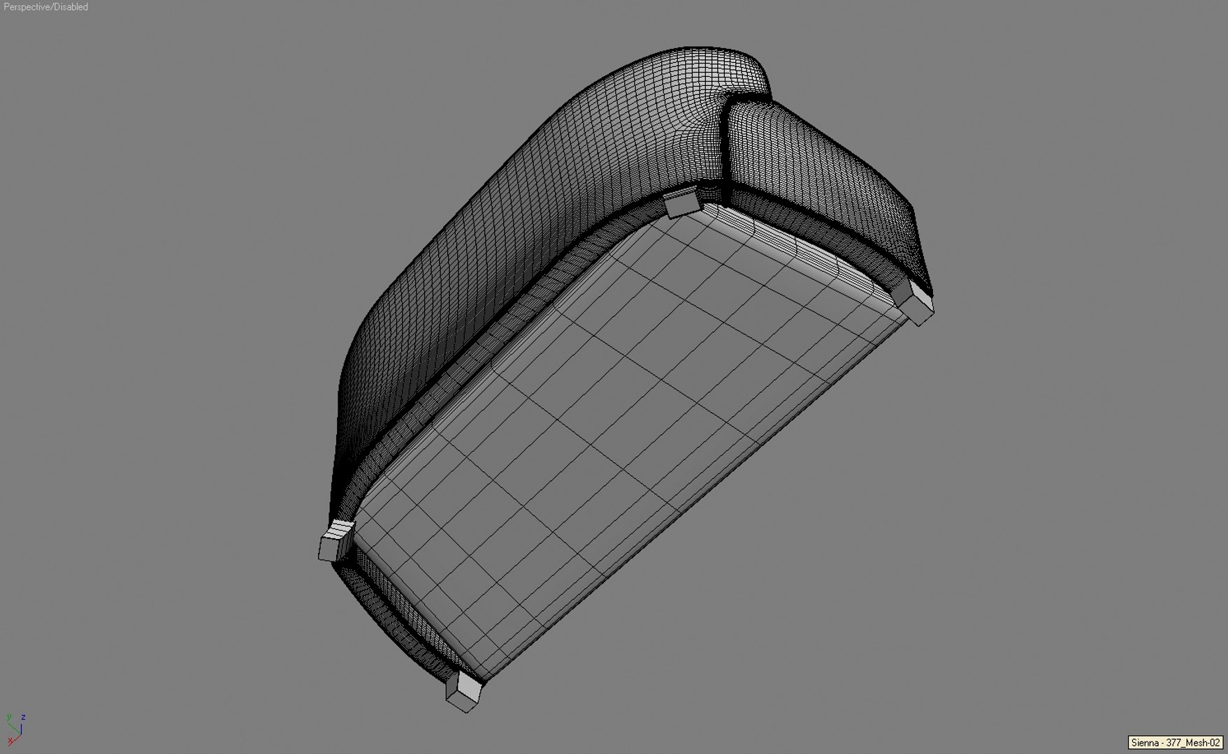 sienna - 377 3d model