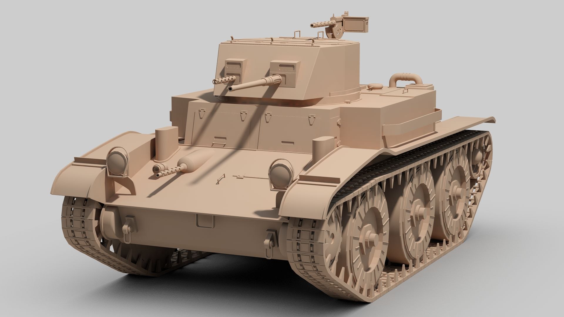 T7 Combat Car 3D Model - TurboSquid 2368846