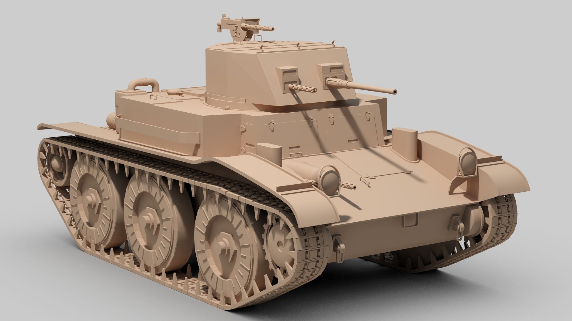 T7 Combat Car 3D Model - TurboSquid 2368846