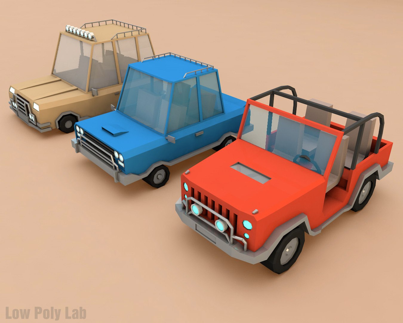 3d Car Set