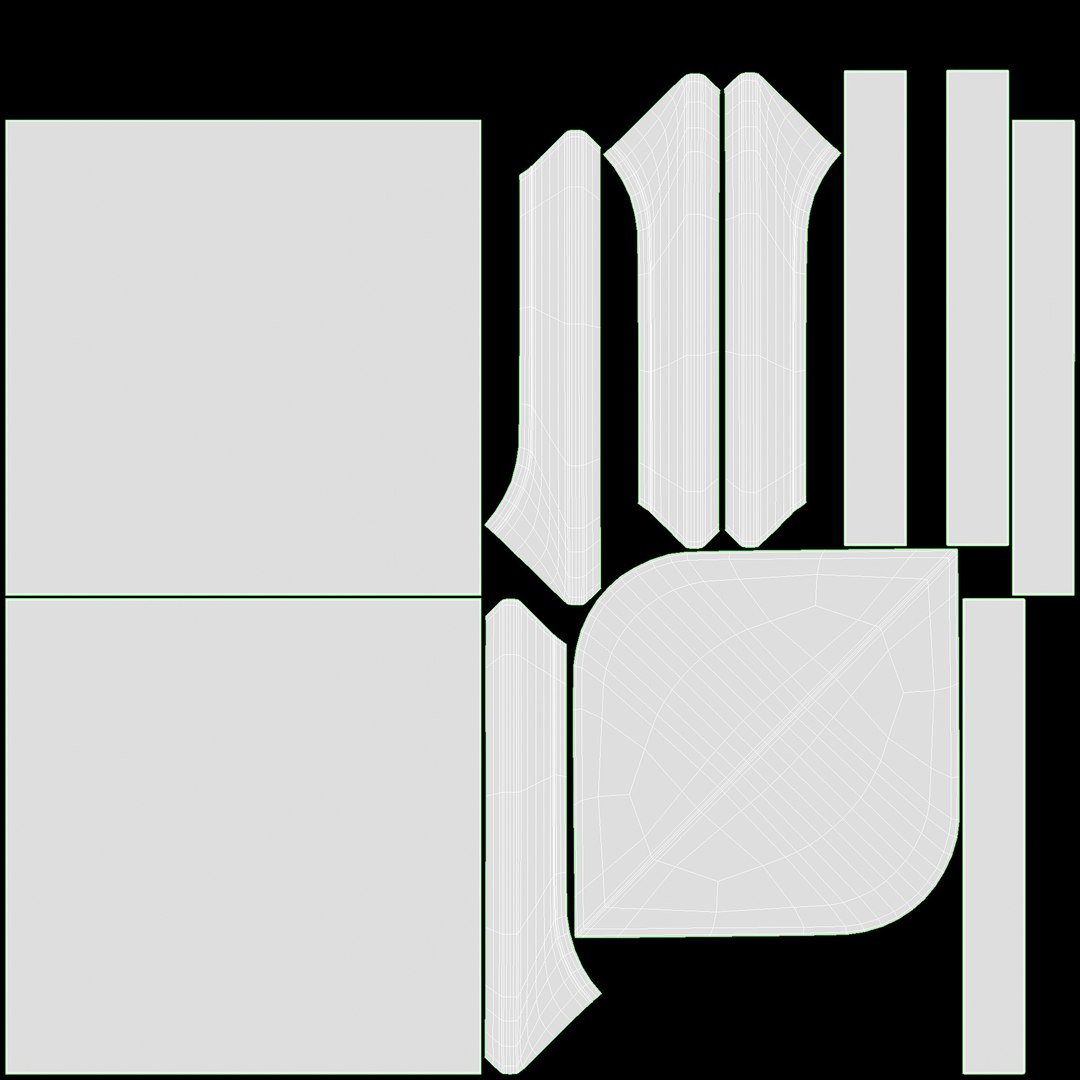 3D Corner Square Shower Enclosure - TurboSquid 2123570