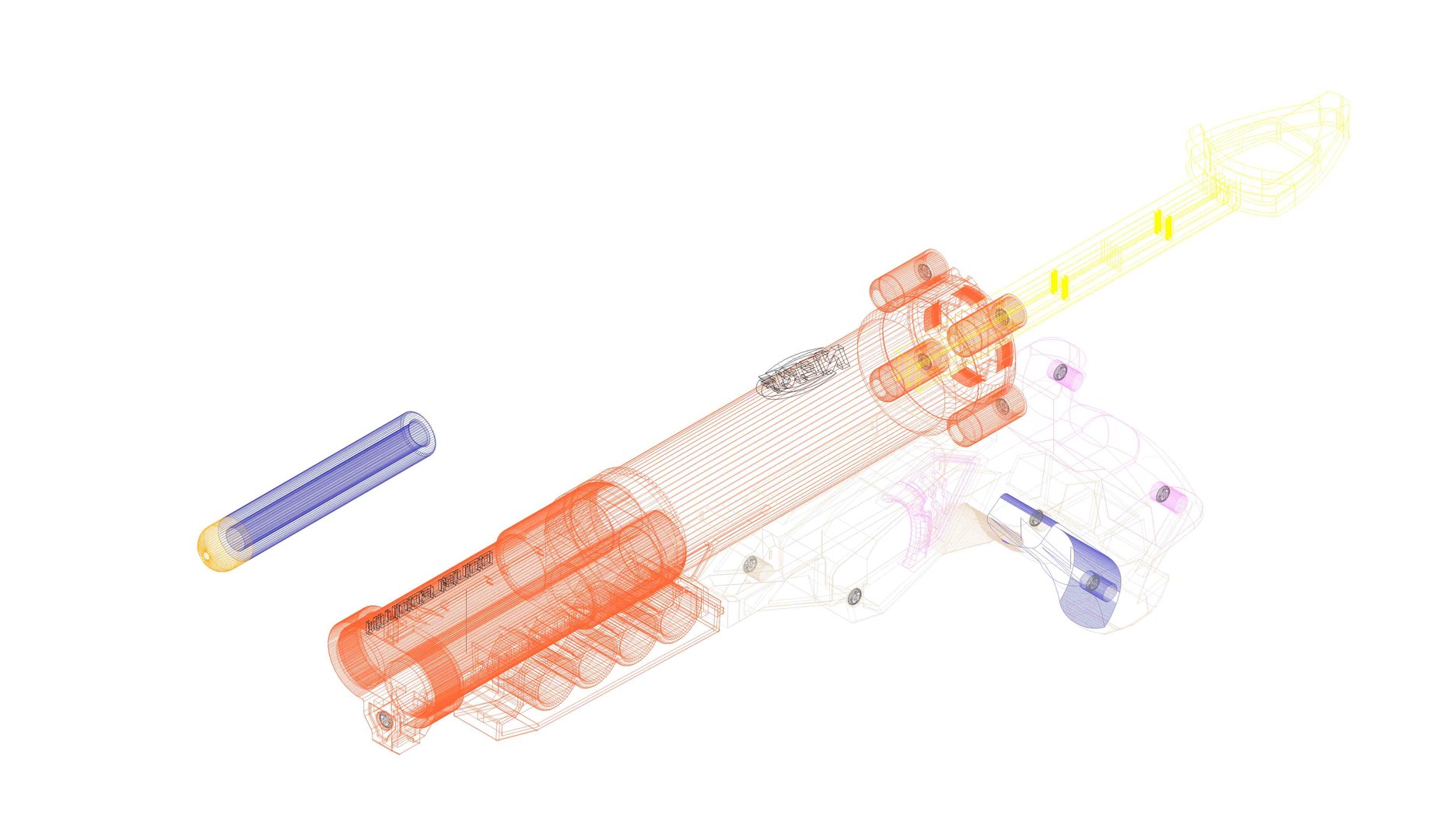 3D nerf doubledown - TurboSquid 1477201
