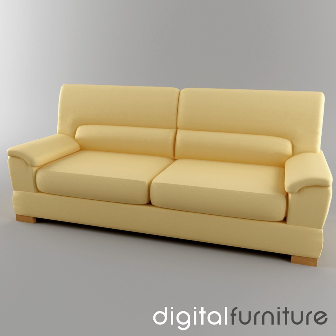sofa digital 3d model