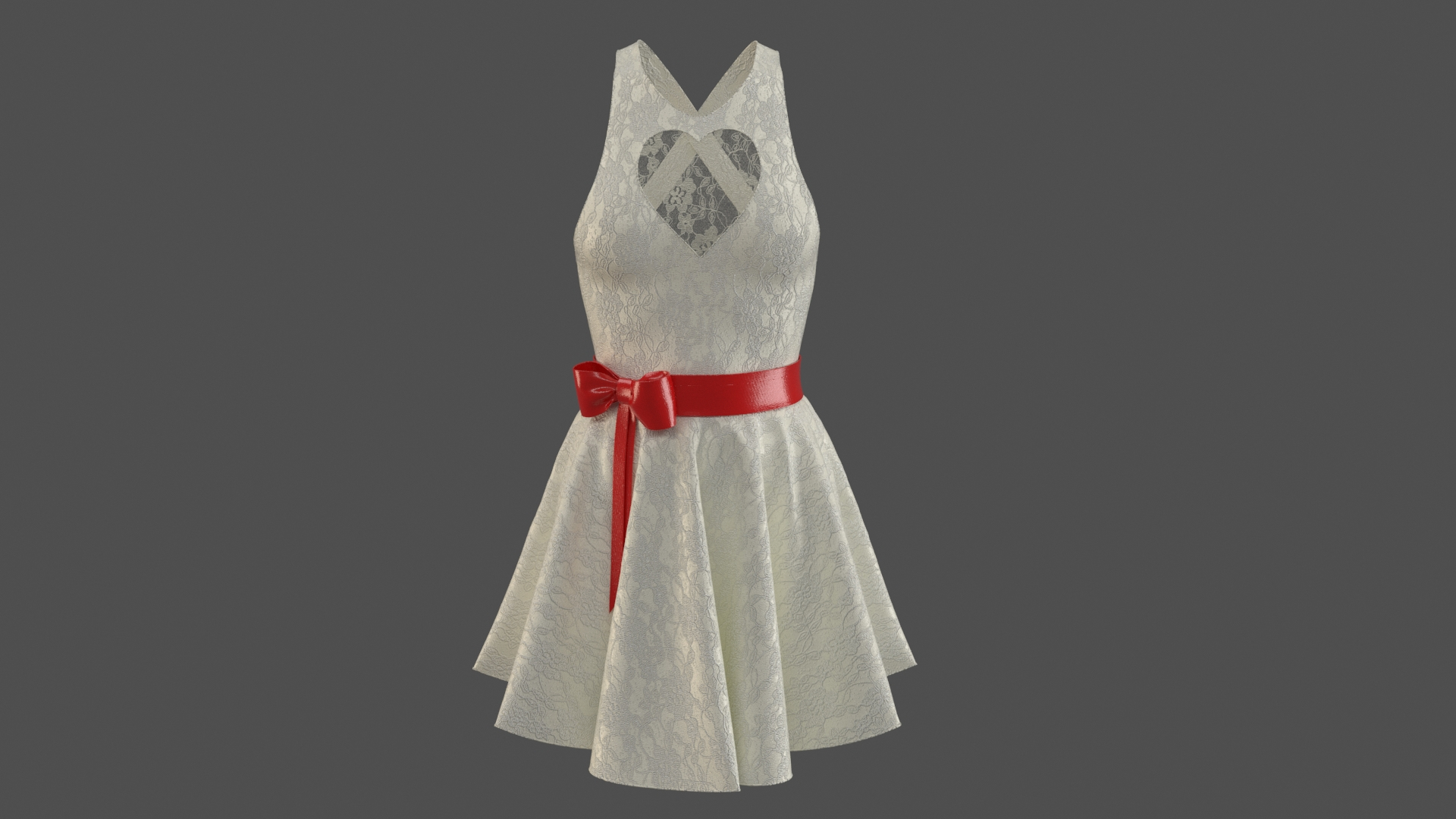 Gown dress 3D model - TurboSquid 1613015