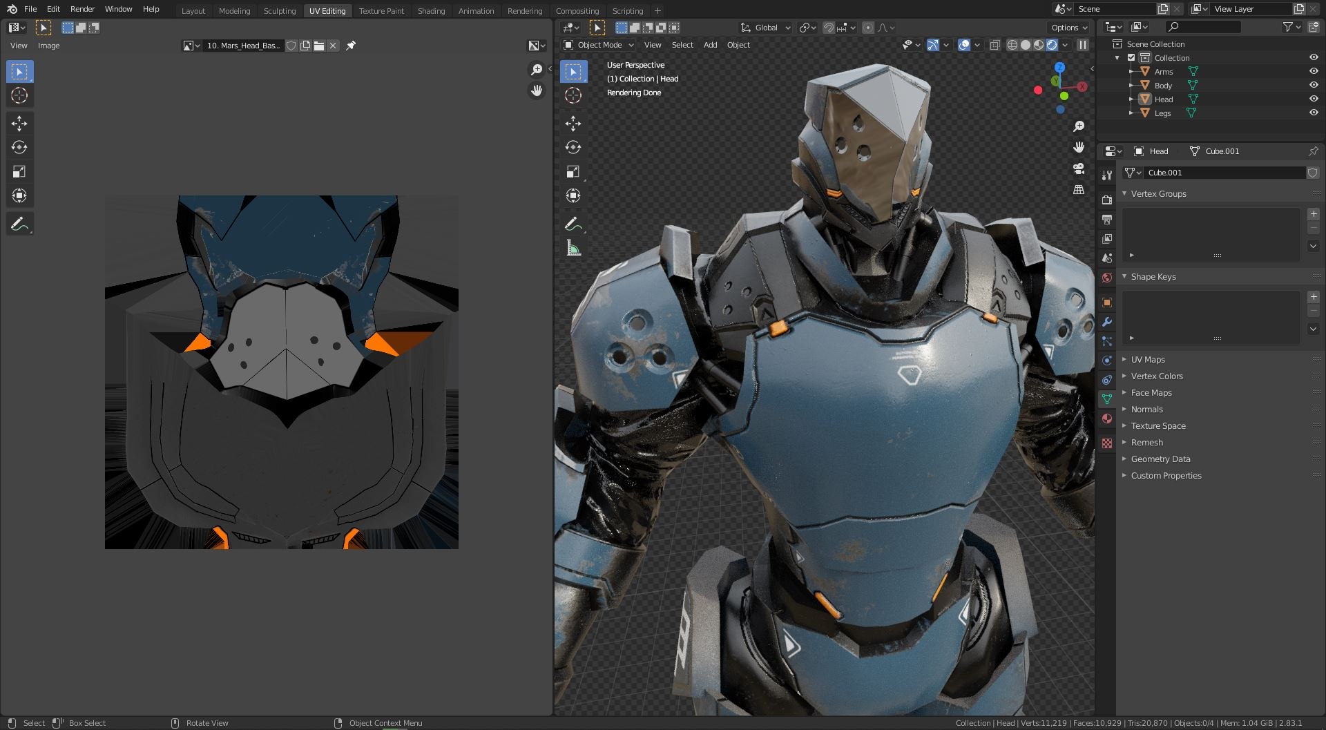 LOW POLY ROBOT - MARS 3D - TurboSquid 2030184