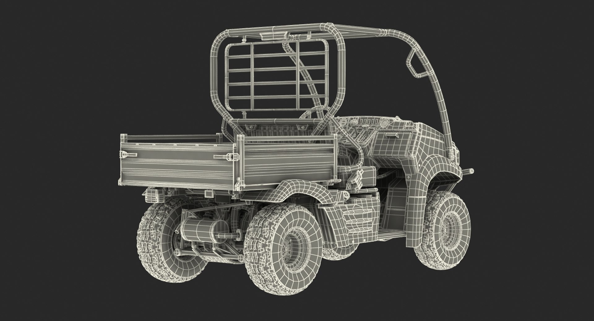 3D Kawasaki Mule 4x4 2019 - TurboSquid 1414094