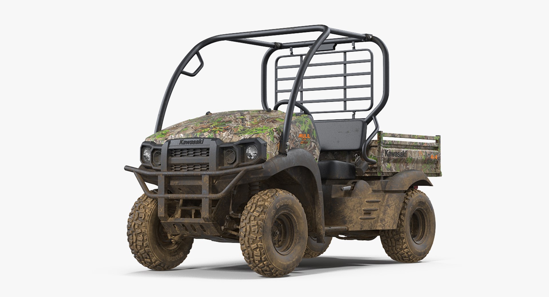 3D Kawasaki Mule 4x4 2019 - TurboSquid 1414094