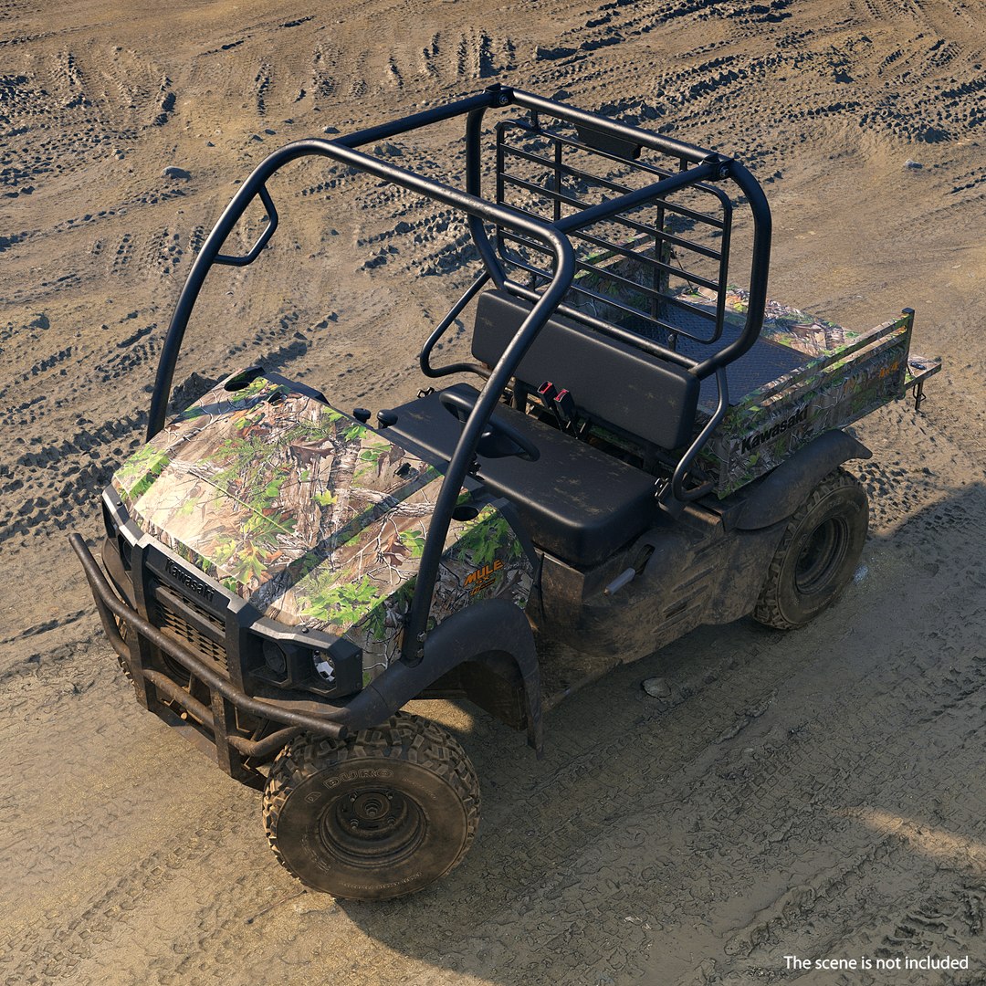 3D Kawasaki Mule 4x4 2019 - TurboSquid 1414094