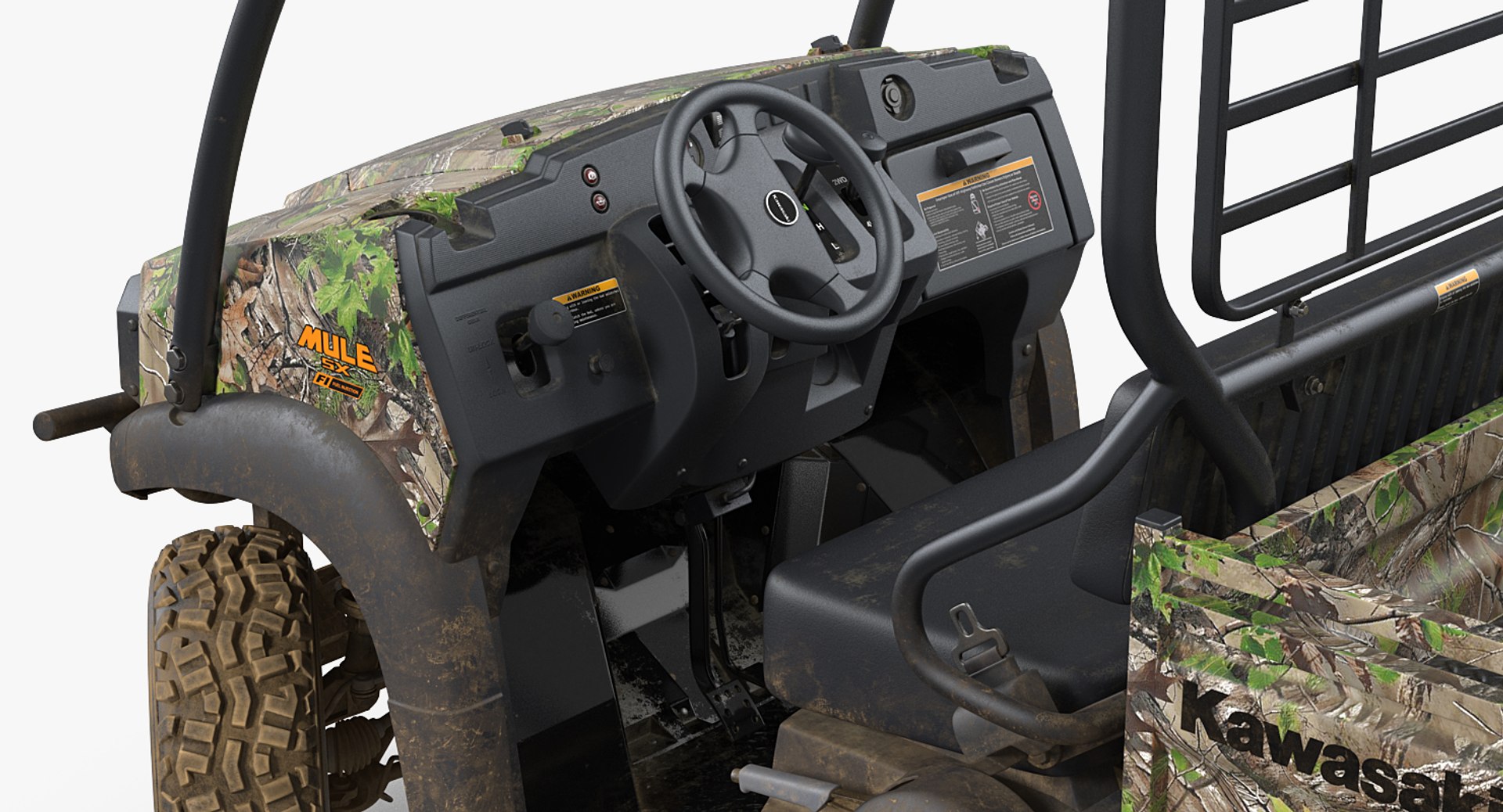 3D Kawasaki Mule 4x4 2019 - TurboSquid 1414094