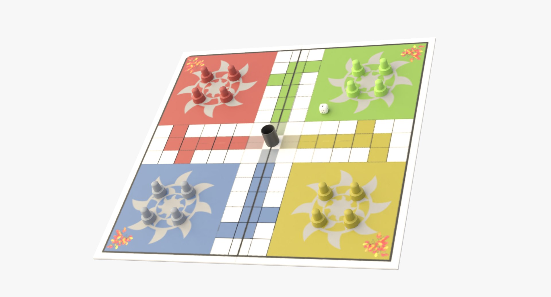 3D Ludo Board Piece Model - TurboSquid 1303603
