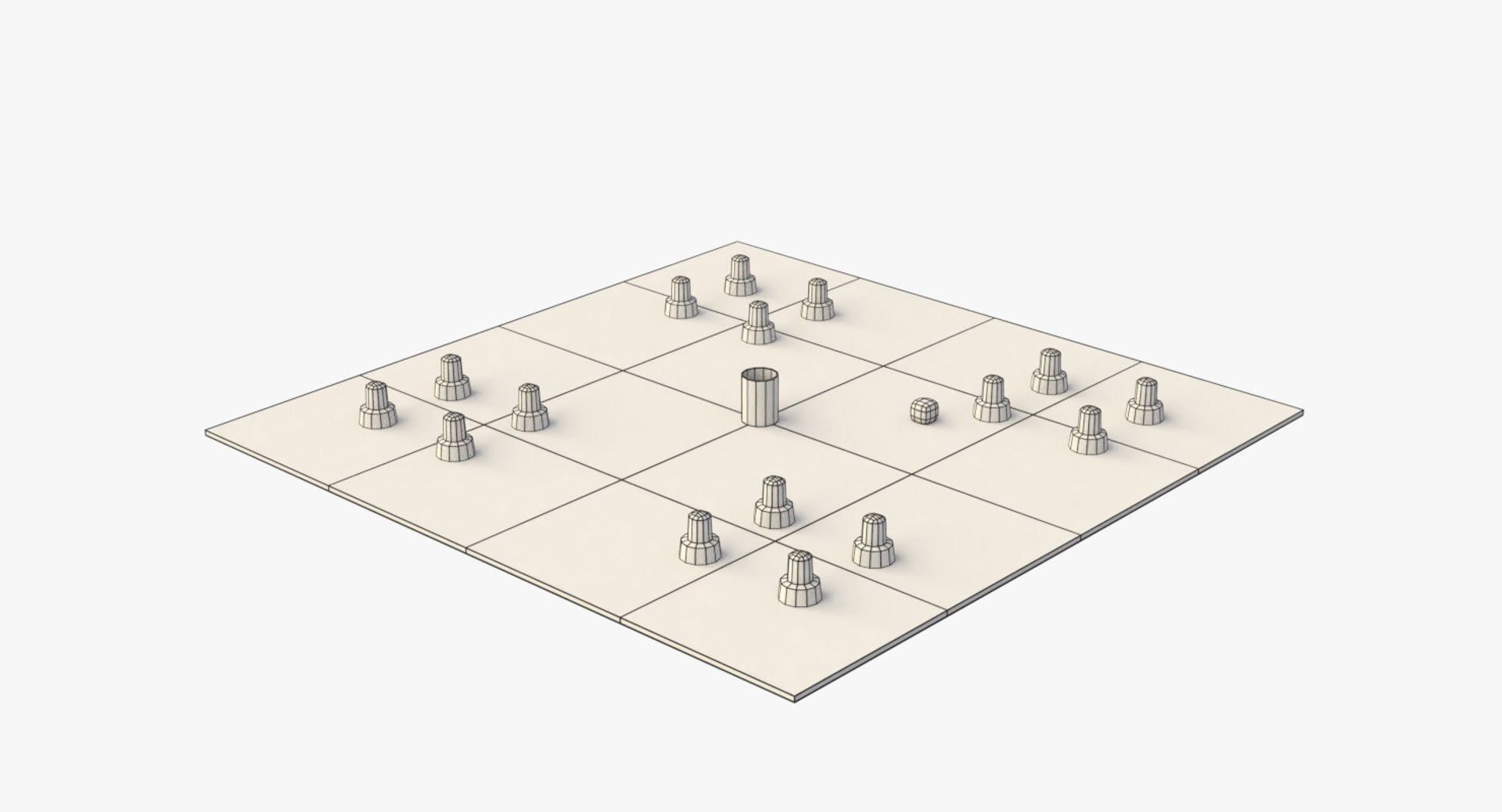 3D Ludo Board Piece Model - TurboSquid 1303603