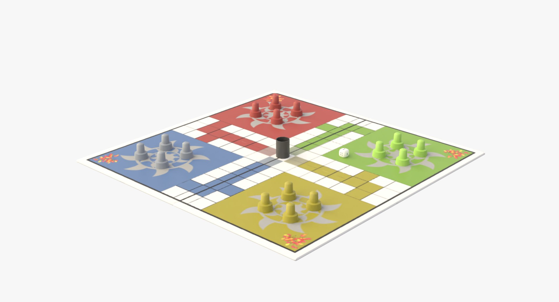 3D Ludo Board Piece Model - TurboSquid 1303603