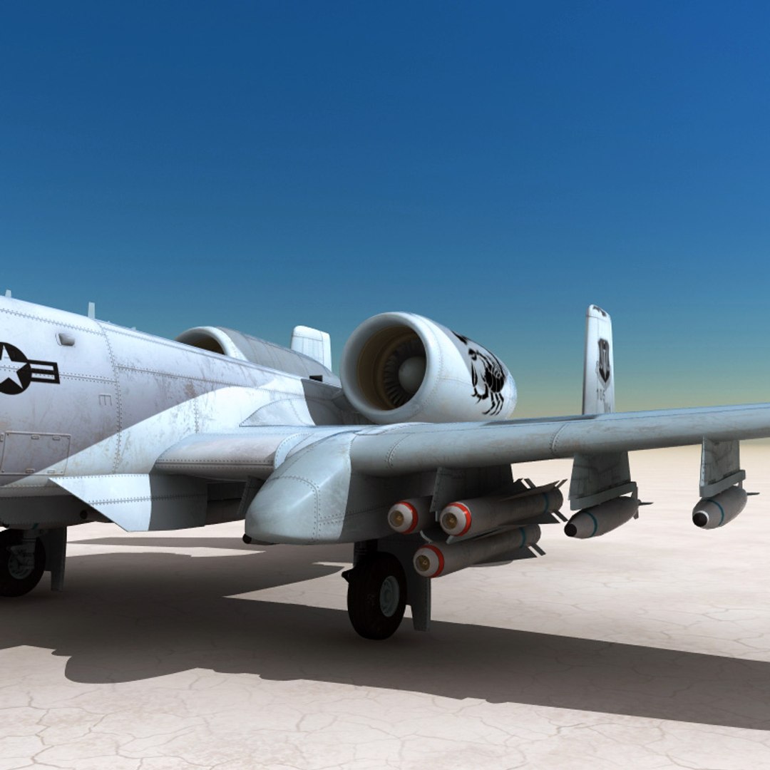 a-10 thunderbolt ii 3d max