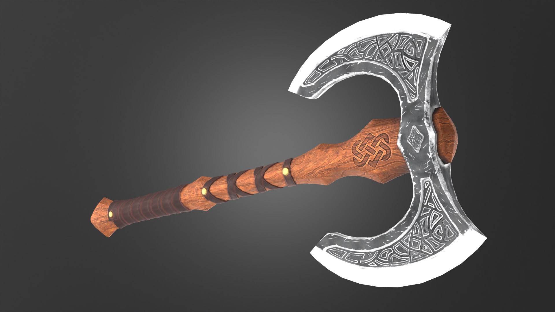 Double Axe model - TurboSquid 2046821