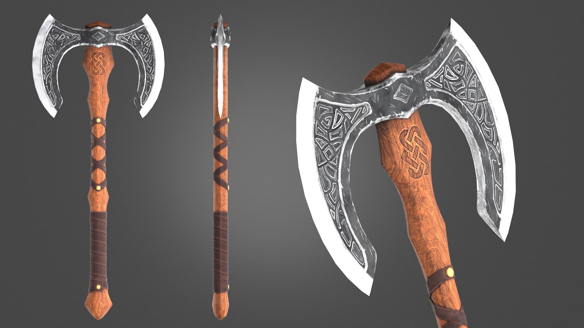 Double Axe model - TurboSquid 2046821