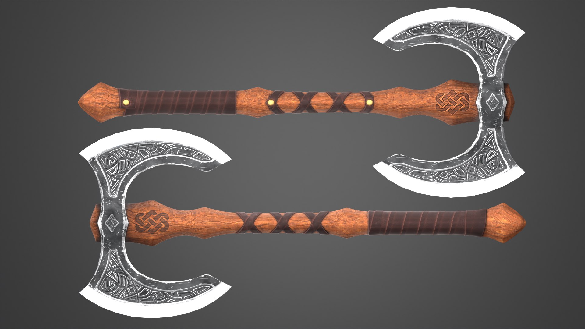 Double Axe model - TurboSquid 2046821