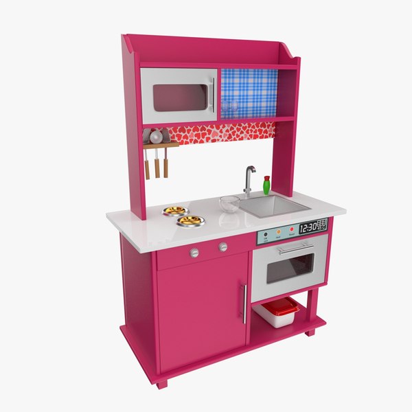 toy kitchen 3d 3ds