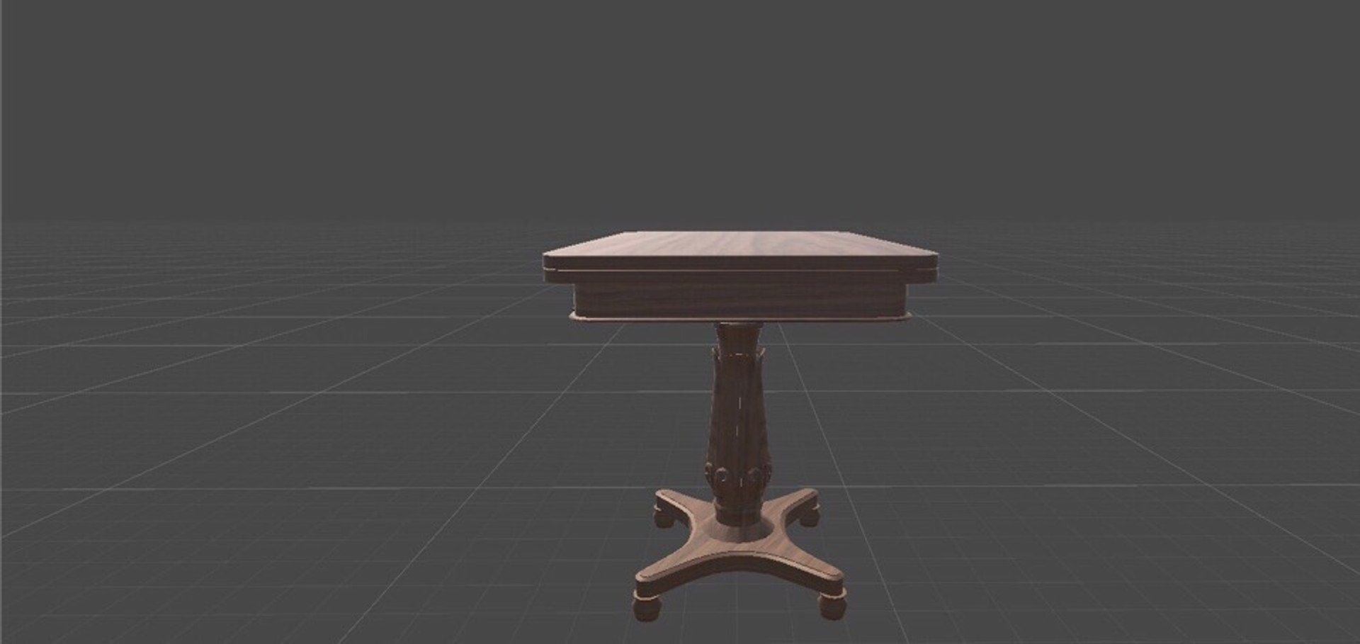 3D Antique Furniture Table Model - TurboSquid 1411032