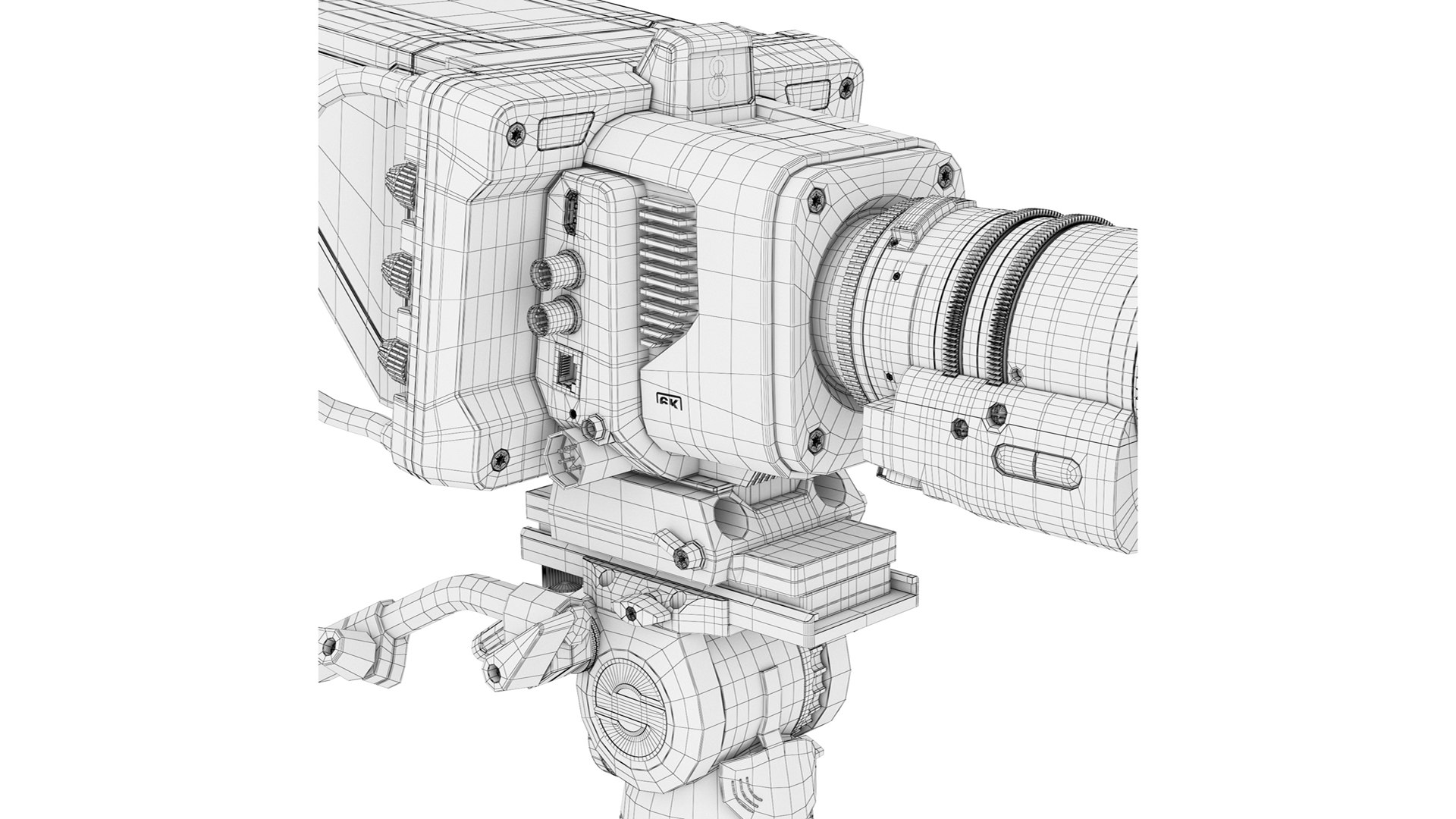 Camera Black Magic 3D Model - TurboSquid 2237188