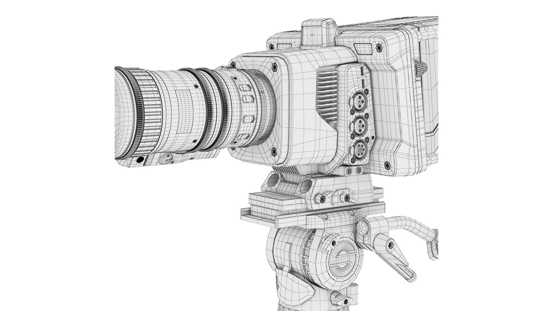 Camera Black Magic 3D Model - TurboSquid 2237188