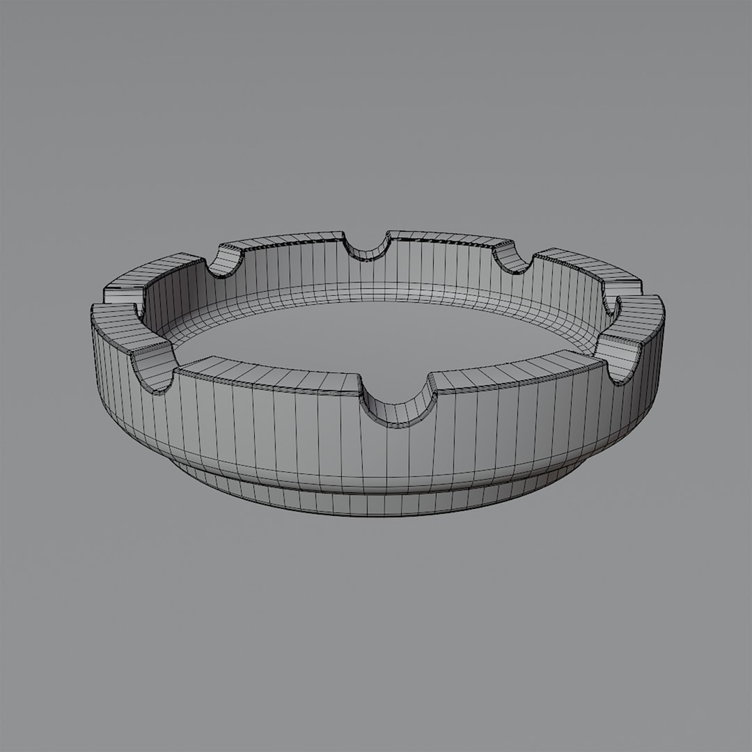 Ashtray 3D Model - TurboSquid 2204999