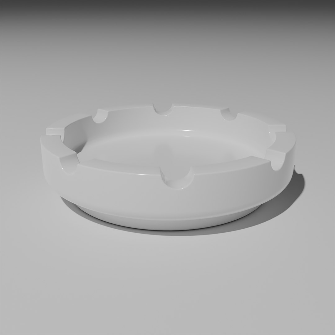 Ashtray 3D Model - TurboSquid 2204999