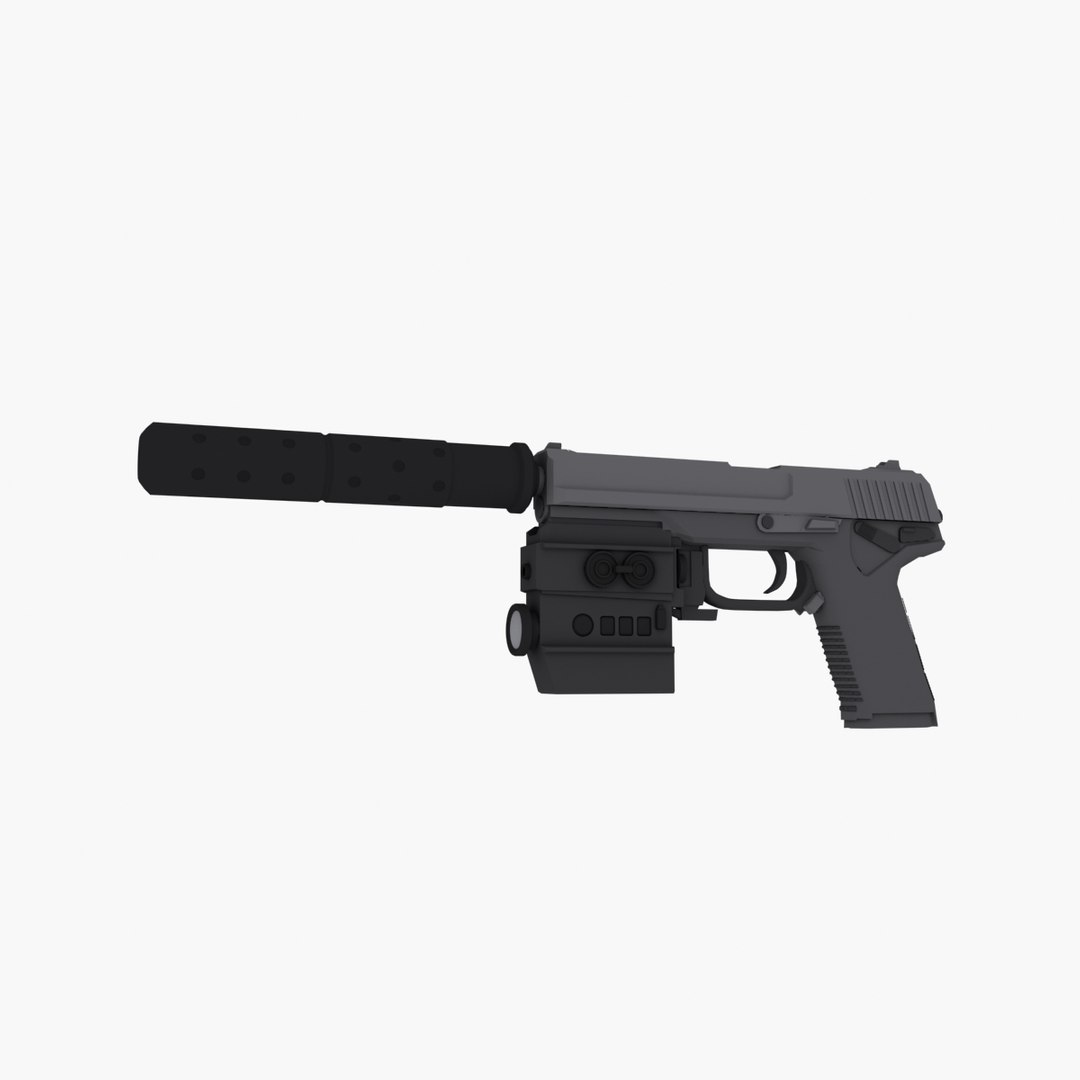 modelo 3d pistola socom 9mm gratis - TurboSquid 657083