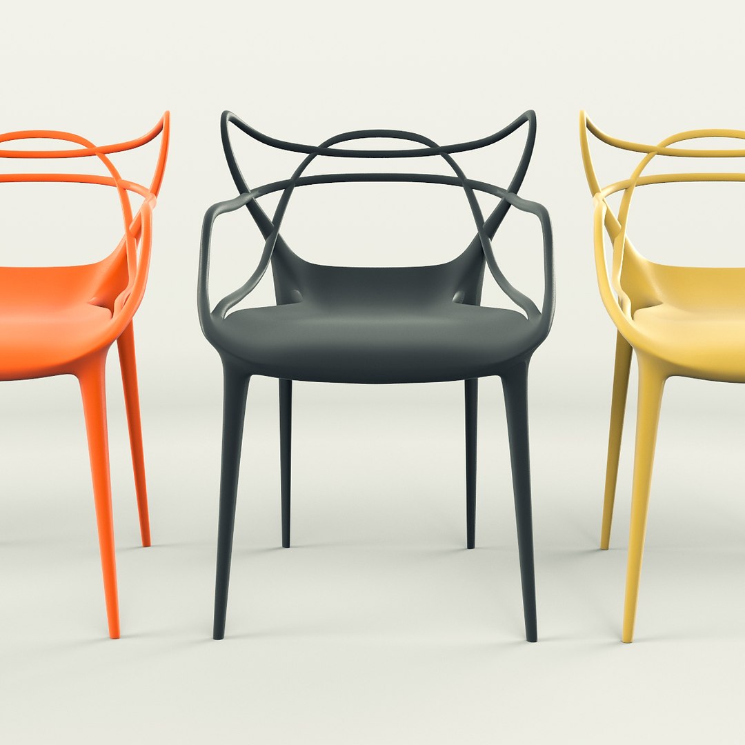 3d Masters Chair - Phillippe Starck Model