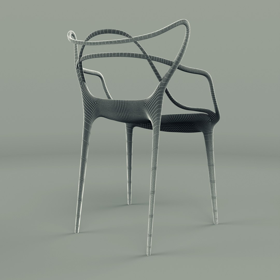 3d Masters Chair - Phillippe Starck Model