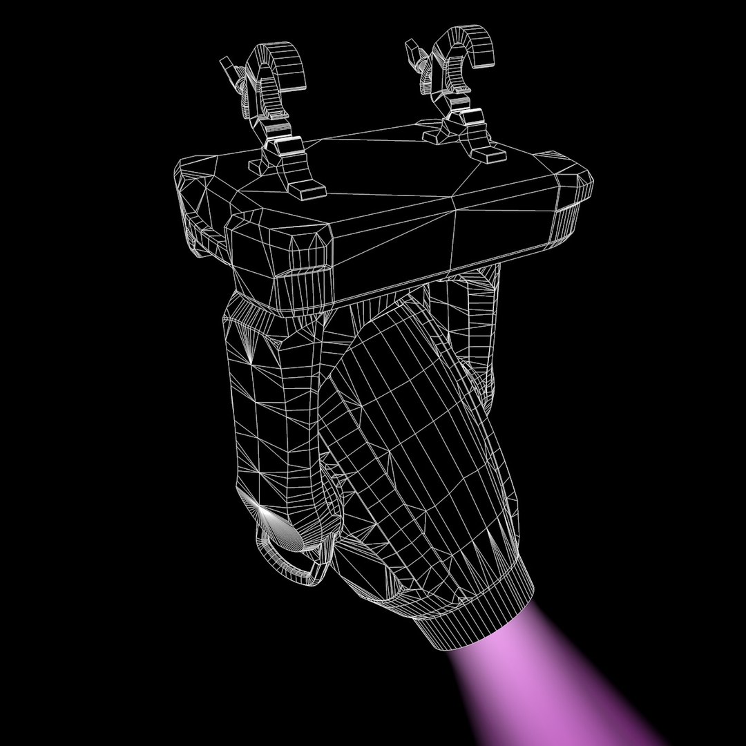 3d Model Professional Moving Light